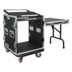 Sound Town 16U PA DJ Rack/Road ATA Case with 11U Slant Mixer Top, 20 ...