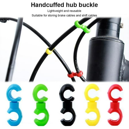 10 Pieces Brake Cable Clips MTB Mountain Removable S-Type Buckle Hose ...