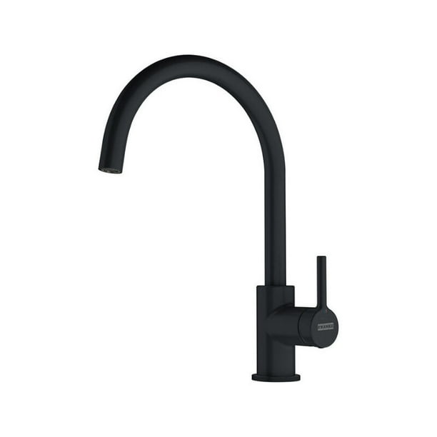 Franke Lina Sink mixer with 360° rotation, matt black (115.0626.019 ...