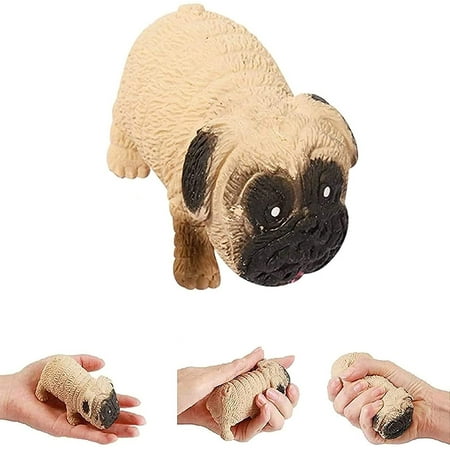 Creative Decompression Dog Toy,Sensory Stress Pug Dog Toy,Statue ...
