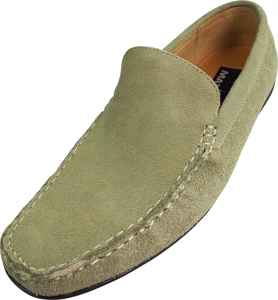 Masimo - Mens Slip On Casual Dress Suede Driving Moccasin - Driver Mocs ...