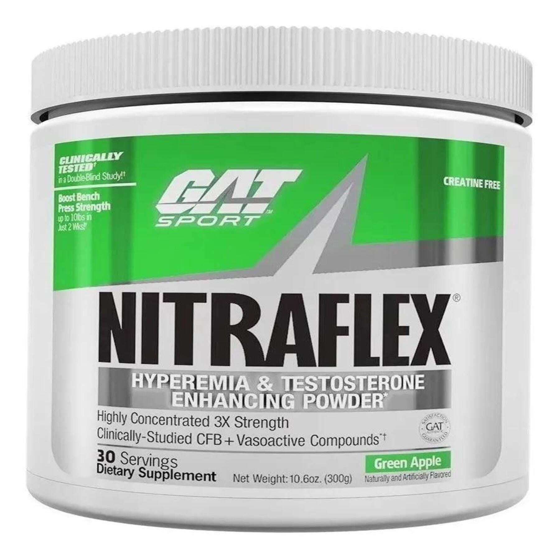 Suplemento Gat Sport Nitraflex Manzana Verde 300 Gr GAT SPORT Aumenta Energía | Walmart en línea