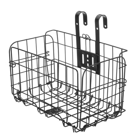 Foldable Bicycle Bike Basket Front Rear Metal Wire Storage Carrier ...