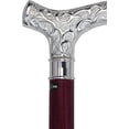 Royal RC Canes Super Strong Silver Scrollwork Derby Walking Cane ...