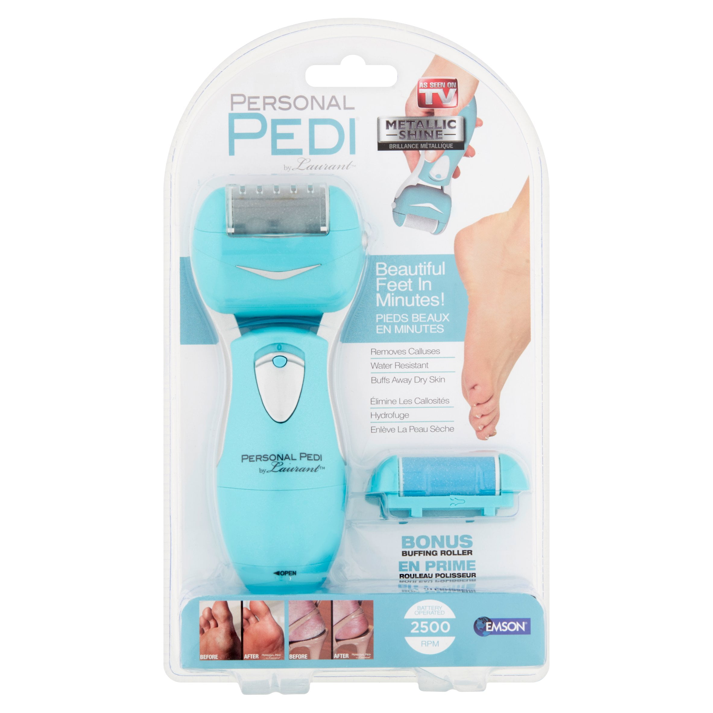 Emson Personal Pedi by Laurant, Blue - Walmart.com