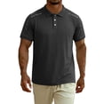 Betivan Golf Shirts for Men Polo Short Sleeve Button Up Collar Athletic ...