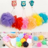 1/10X High Quality Bath Shower Sponge Mesh Scrunchie Body Wash Ball ...