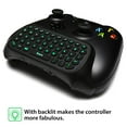 MoKo Xbox Wireless Keyboard, Backlit, USB Receiver, 3.5mm Audio Jack ...