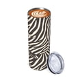 20oz Stainless Steel Mug Reusable Tumbler With Lid And Straw For Hot ...