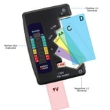 Battery Tester Universal Battery Checker with LCD Display Digital Multi ...