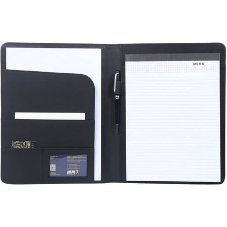 Leather File Folder Writing Pad Leather Business Presentation Folder ...