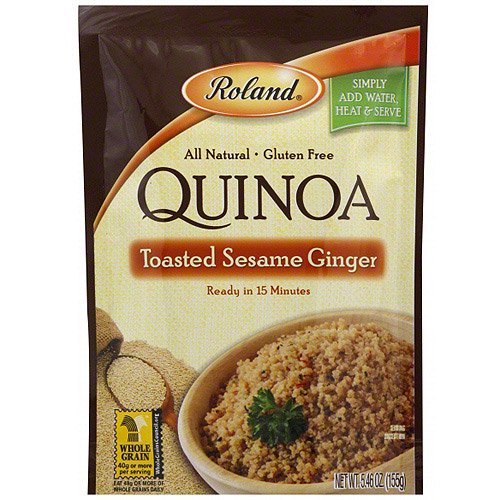 Roland Toasted Sesame Ginger Quinoa, 5.46 oz (Pack of 6) - Walmart.com