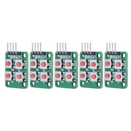 Zaqw 4 Key Keyboard Module,5PCS 2x2 Scan 4 Keypad Keyboard Module Array ...