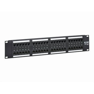 Tripp Lite 48-Port 2U Rackmount Cat6 110 Patch Panel 568B, RJ45 ...