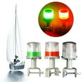 Solar-Powered Tri-Color LED Warning Light for Boating - Waterproof ...