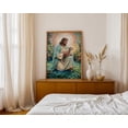 Affixzi Christian Print, Oil Style Faith Decor, Good Shepherd Artwork ...