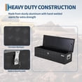 Heavy Duty Aluminum Truck Bed Tool Box – 48 Inch Diamond Plate Storage ...