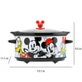 Mickey & Friends 5-Quart Slow Cooker; Featuring Disney Characters ...