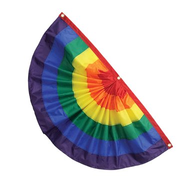 Ludlz Colorful Flag Pennants Multicolor Rainbow Pennant Banner Nylon ...