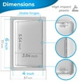 Access Panel for Drywall - 4 x 6 inch - Wall Hole Cover - Access Door ...