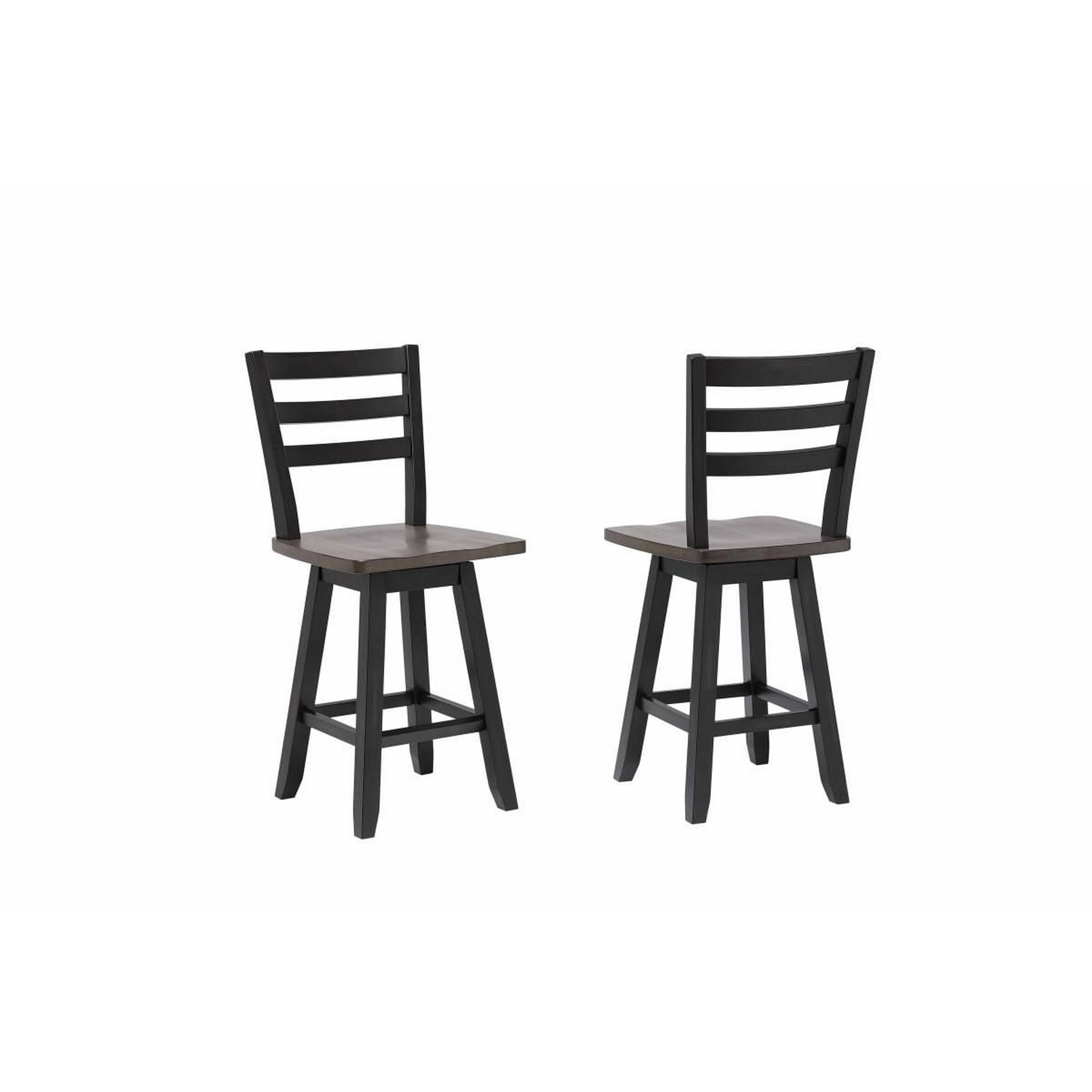Click here for Brassex Sophia Counter Stool  Set Of 2  Oak/Dark G... prices