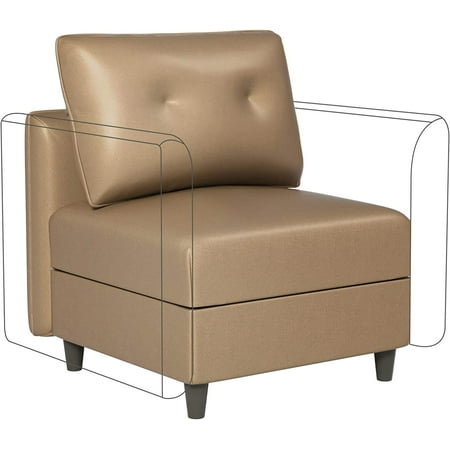 Modular Sofa Middle Module with Storage for Customizable Sectional Sofa ...