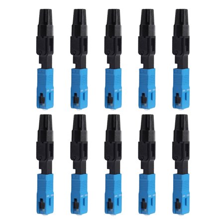 fashionhome 10pcs FTTH Embedded Fiber Optic Fast Connector Single Mode ...
