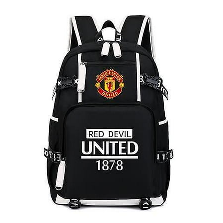 Manchester United Football Team Backpack Leisure Sports School Bag ...