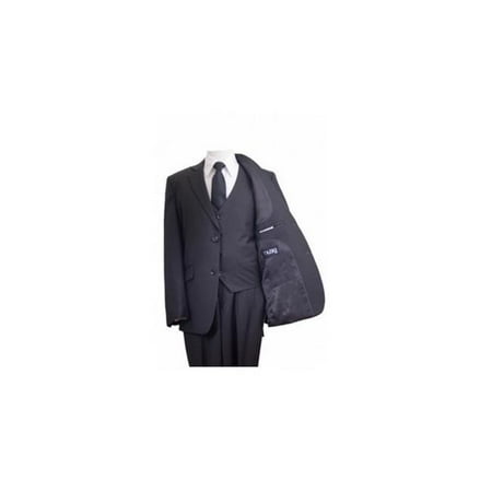 Mens Suits 2 Button Front Closure Slanted Pocket Boys Suits Navy - 7 ...