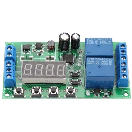 Multifunction Cycle Timer Relay Dual Channel Delay Relay Pulse Trigger Cycle Timer Module LED ...