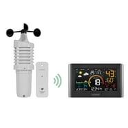 Weather Station with Rain Gauge and Lightning Detector - Walmart.com