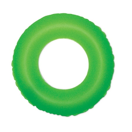 Inflatable Neon Lime Green Swimming Pool Inner Tube, 35-Inch | Walmart ...
