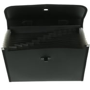 JAM Paper Files Storage Box, Clear Box & Colored Files, 12.5 x 9.5 3.5 ...