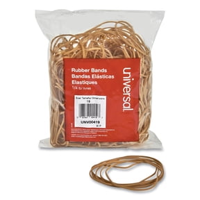 Universal Office Rubber Bands, Size 32, 3 x 1/8, 205 Bands/1/4lb Pack ...