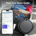 Air Tracker Tags-4 Pack, Bluetooth Tracker Works with Apple Find My APP ...