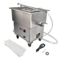 GELUOXI Mobile Fryer Filter Machine, 370W 110V 55L/14.53 Gal Commercial ...