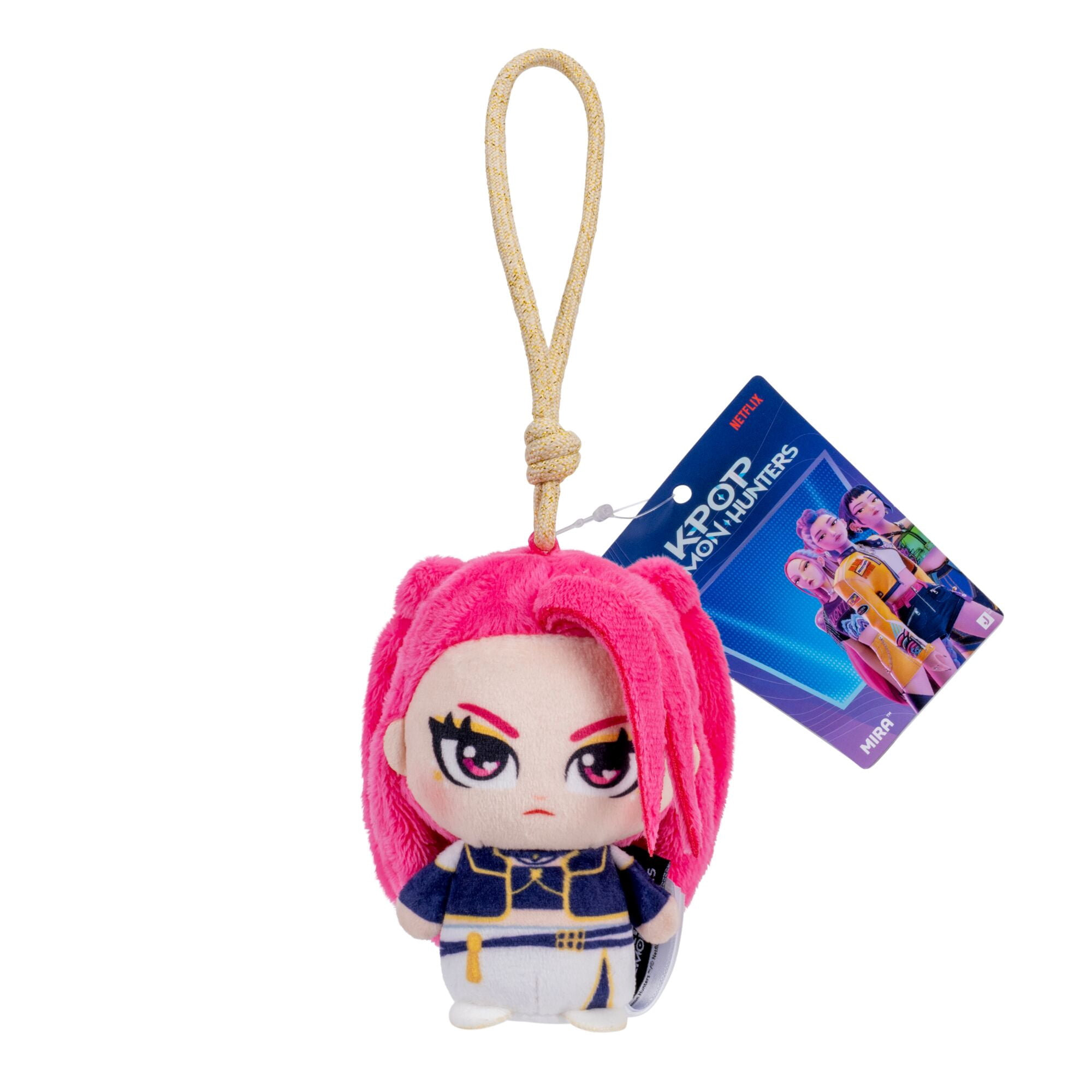 Click here for Kpop Demon Hunters 4 Plush Clip - Mira prices