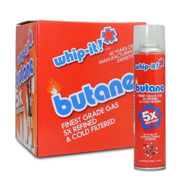 Chef Master Butane Fuel Canisters for Camping Stove, Pack of 12 ...