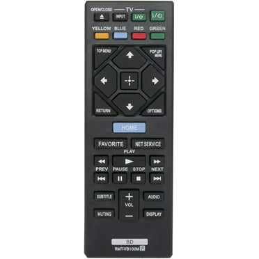 Sony RMT-VB100U Replaced Remote Control for Sony Blu-Ray DVD players - Walmart.com