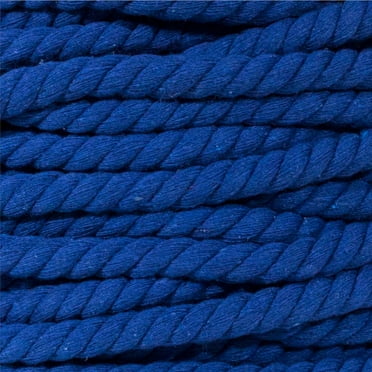 Super Soft 3 Strand Twisted Cotton Rope - Multiple Colors to Choose ...