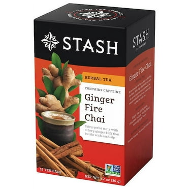 Stash Spice Dragon Red Chai Herbal Tea Bags, Caffeine Free, 18 Ct, 1.2 ...