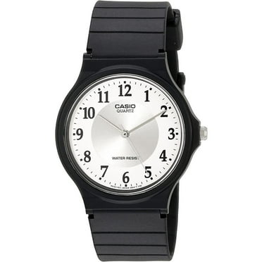 Casio Men's MQ24-7B2 Wrist Quartz Analog Watch with Black Resin Band - Walmart.com