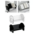 Book Rack Desk Organiser Clear Magazine File Holder Document Divider ...