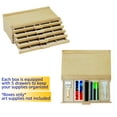 Wood Artist Storage, Art Container for Organizing Art Supplies ...