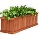 40 Inch Wooden Flower Planter Box Garden Yard Decorative Window Box ...