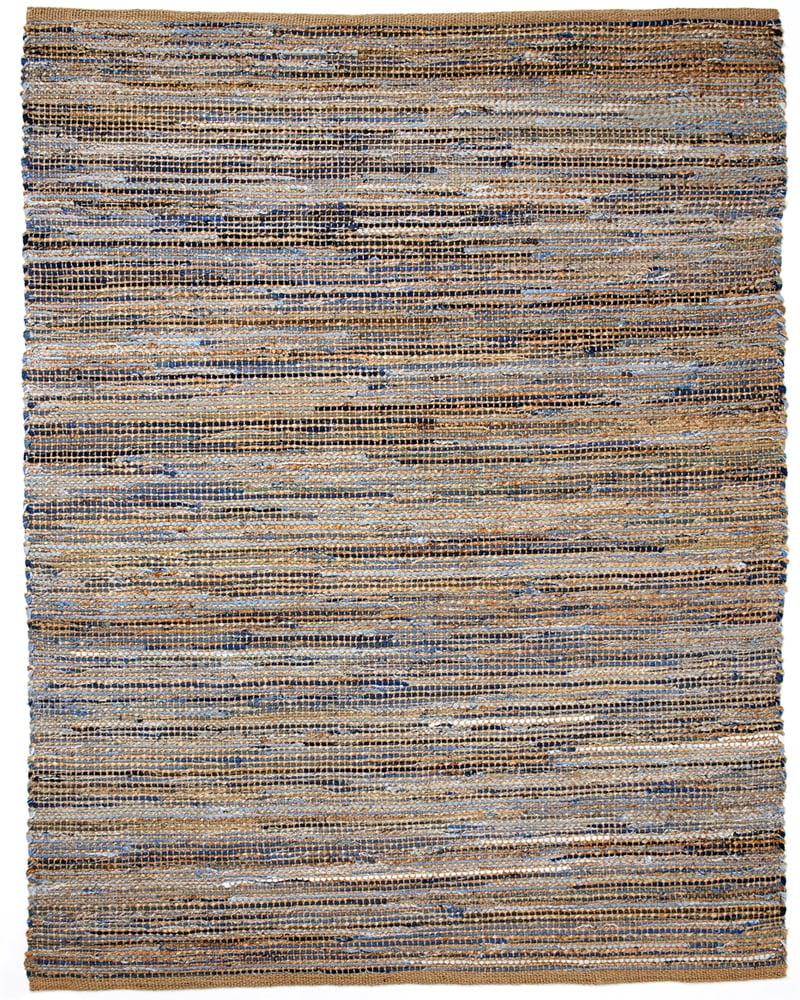 Anji Mountain American Graffiti Denim & Jute Rug - Walmart.com