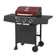 Expert Grill 3-Burner Propane Gas Grill with Wheels, Red - Walmart.com