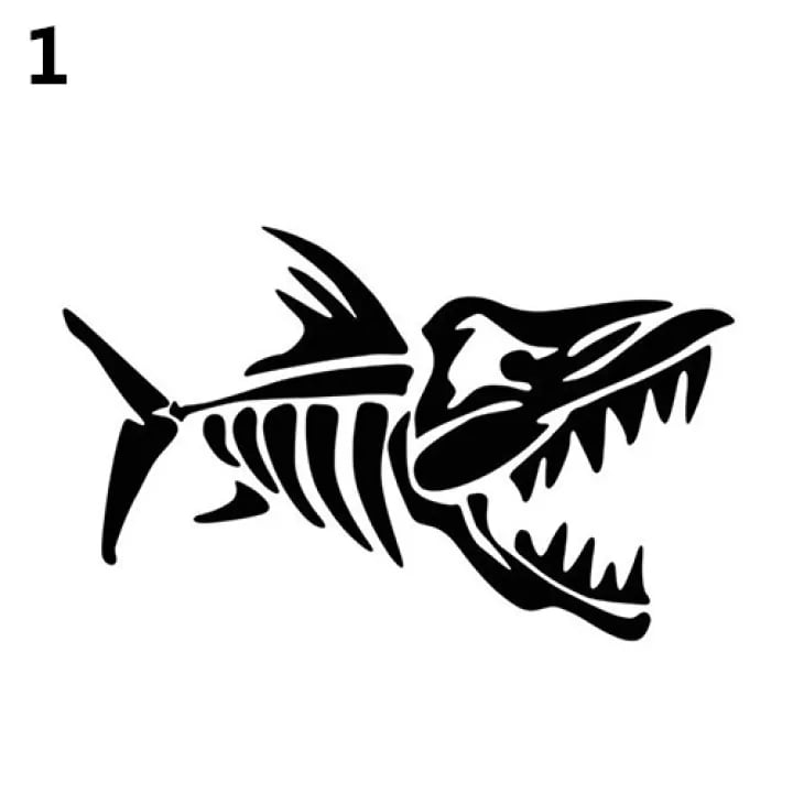 Fishbone Vinyl Decal