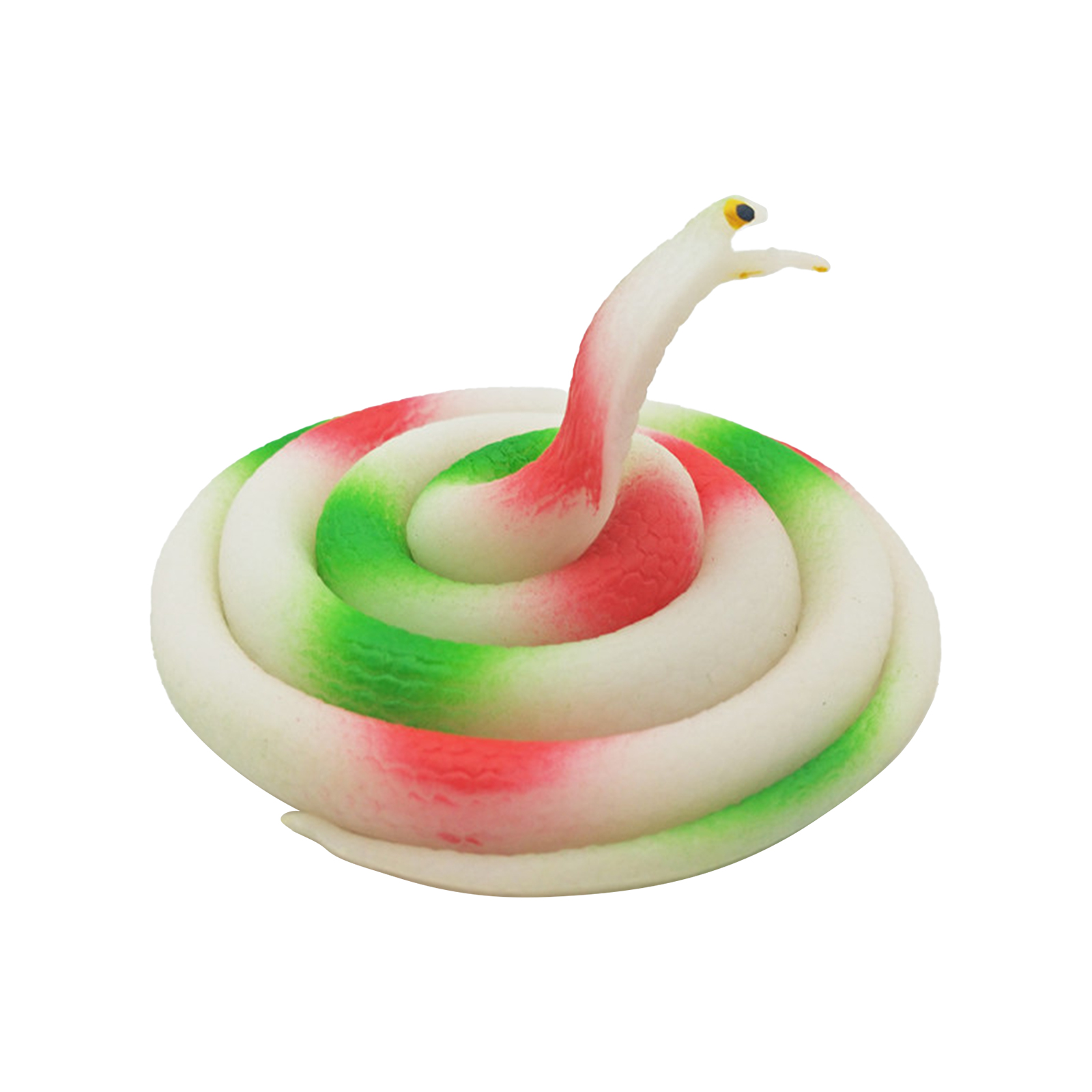 Creative Tricky High Simulation Toy Snake Soft Glue Scary Whole Person ...