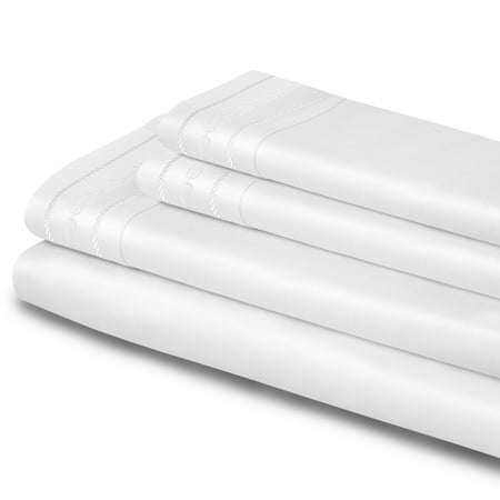 Luxury 1000 Thread Count Egyptian Cotton Sheet Set - Walmart.com